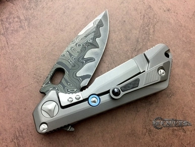 Microtech Marfione Custom MSG 3.5 Carbon Fiber Armor Core Damascus