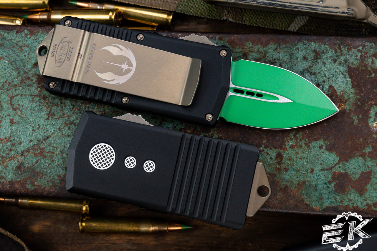 Microtech Exocet Jedi Master OTF Automatic Wallet/Knife Cali-Legal 1.9 ...
