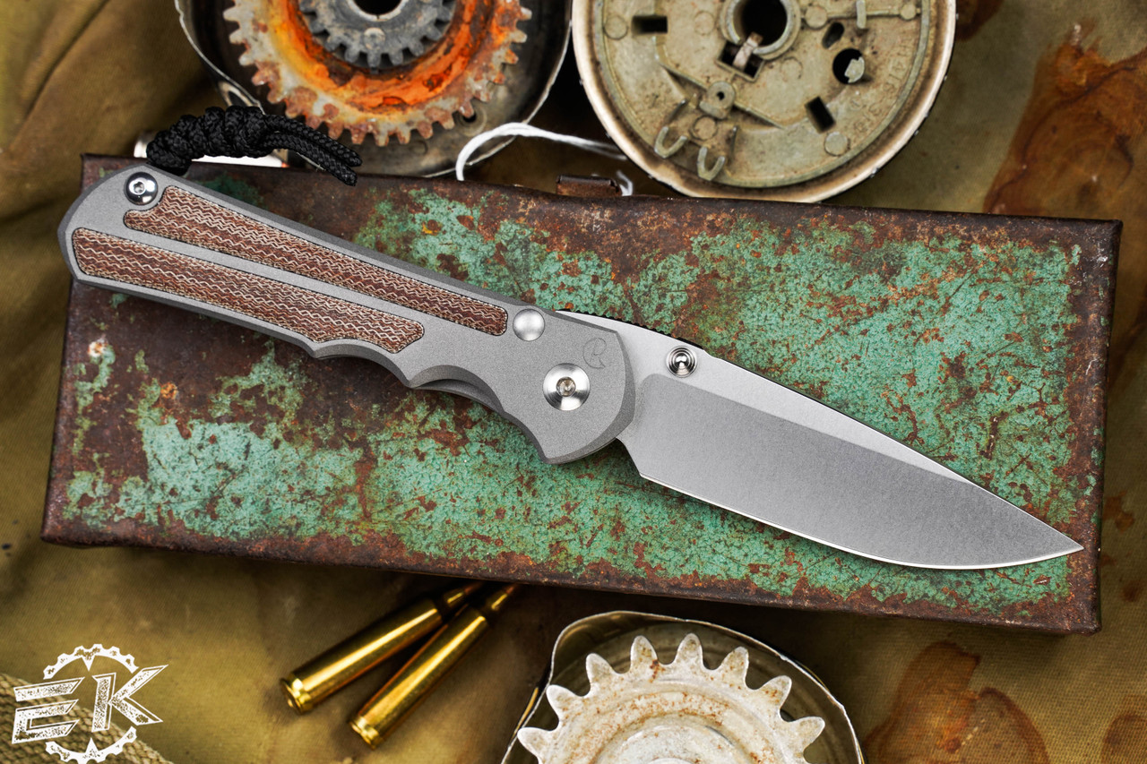 Chris Reeve Knives Large Inkosi (Left Hand) Folder Natural Canvas ...