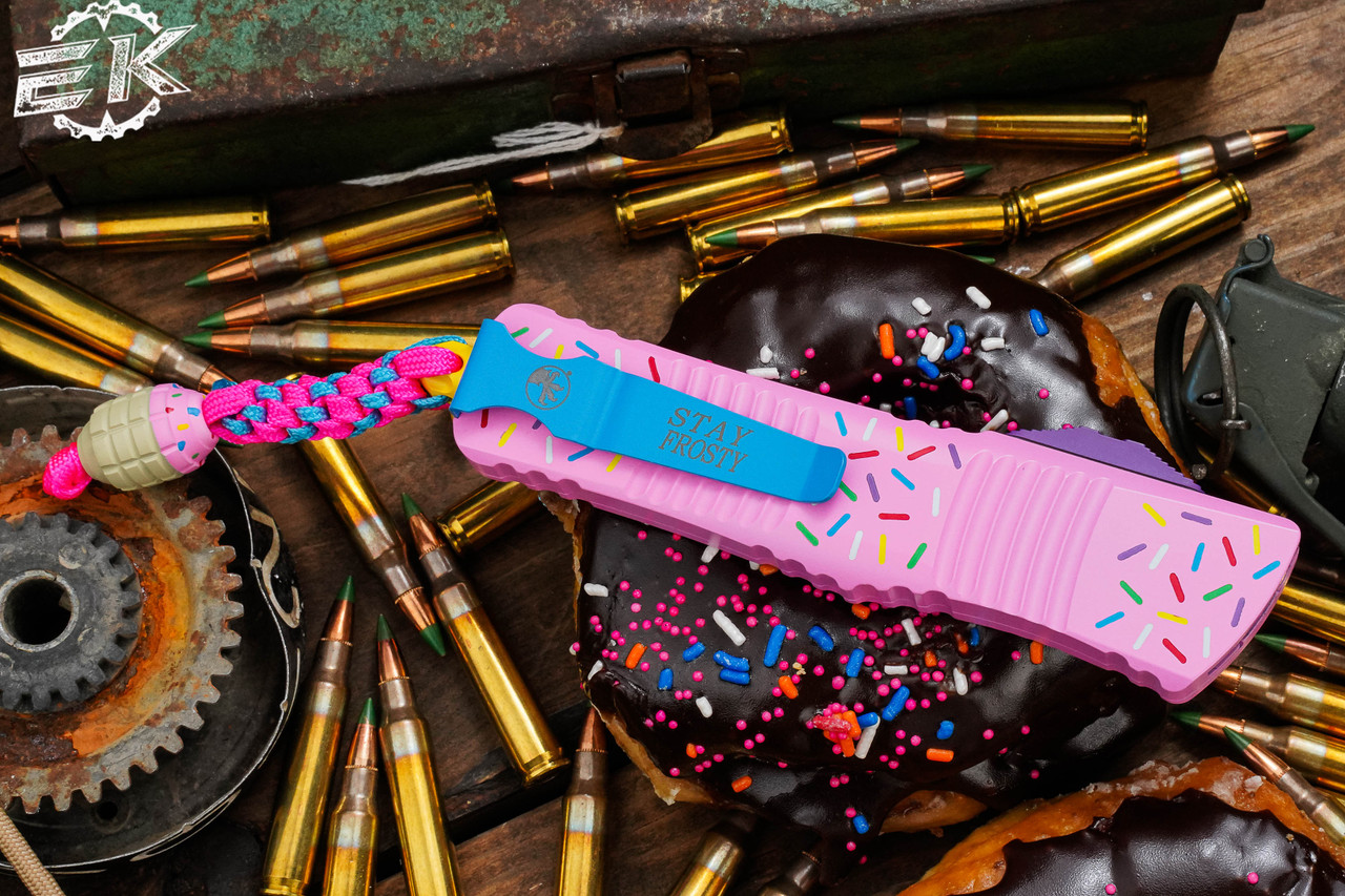 Microtech Combat Troodon Dessert Warrior Otf Automatic Knife 38