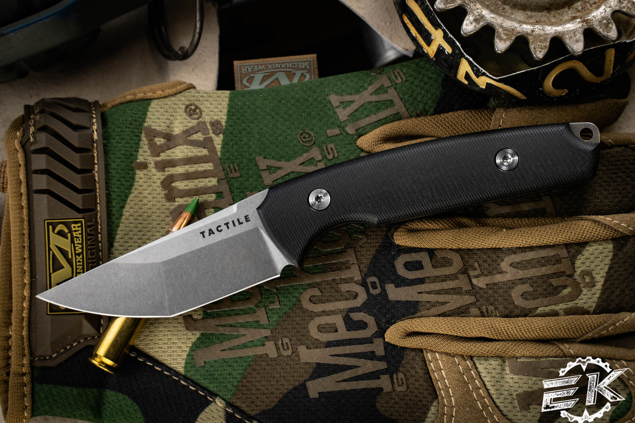 Tactile Knife /Matt Christensen "Dreadeye" Micarta Fixed Blade Knife 2. ...
