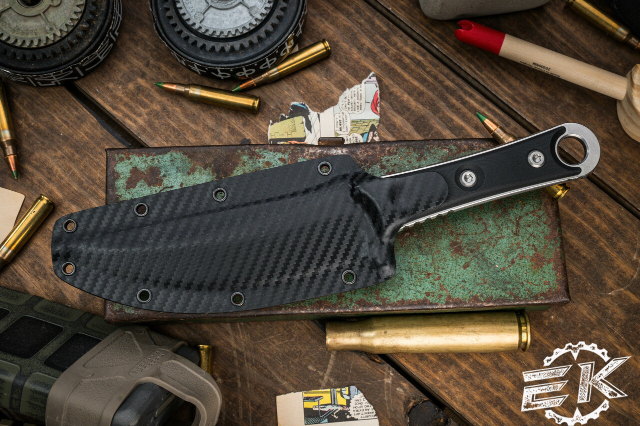 Microtech Borka SBK Fixed Blade Knife 5.25" Persian Stonewash 200-10