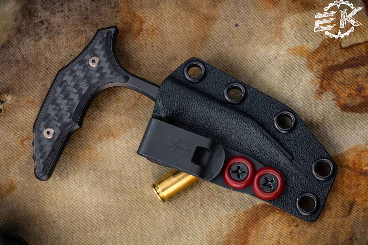 Microtech Bastinelli Bee Push Dagger Knife Carbon Fiber 2.5" DLC Black ...