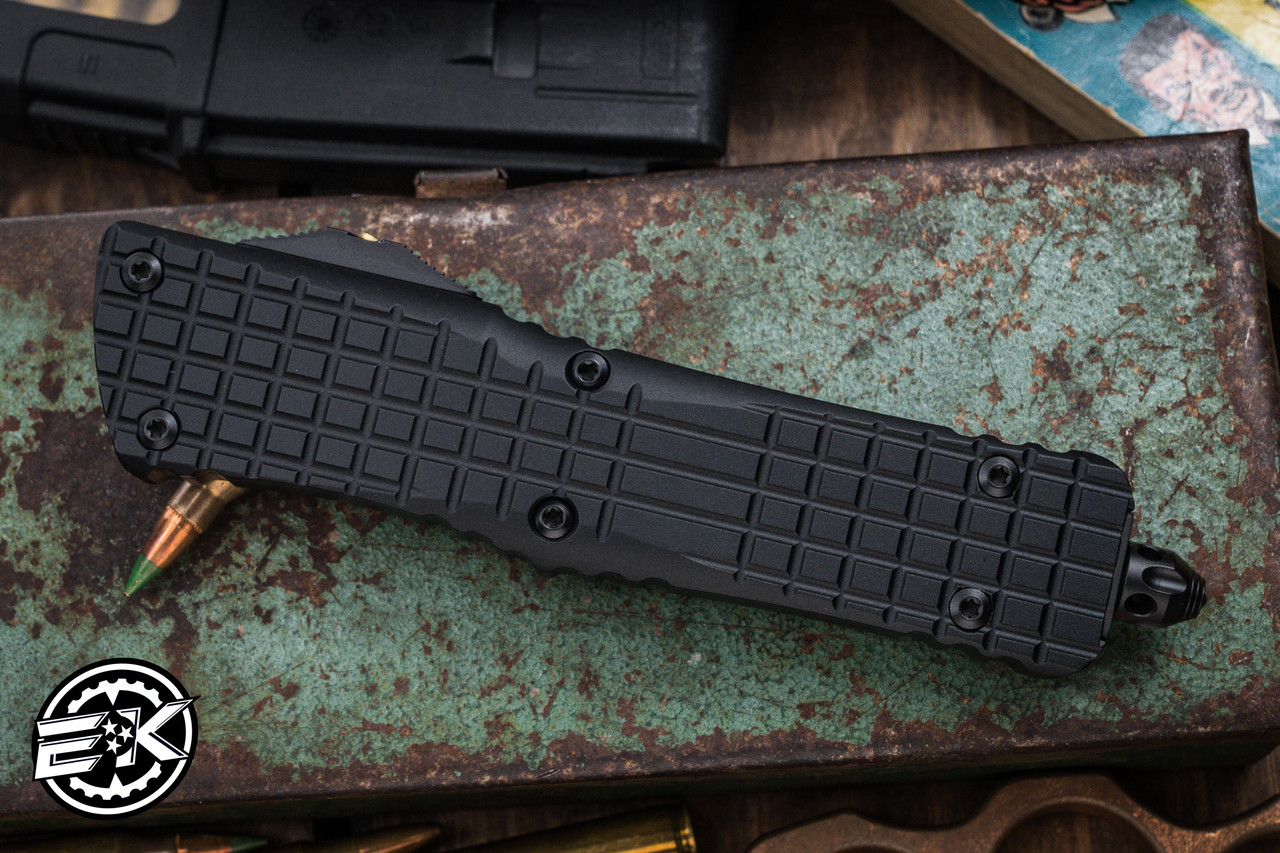 Preowned-Microtech Combat Troodon Rescue OTF Tool Aluminum Frag 3.8 ...