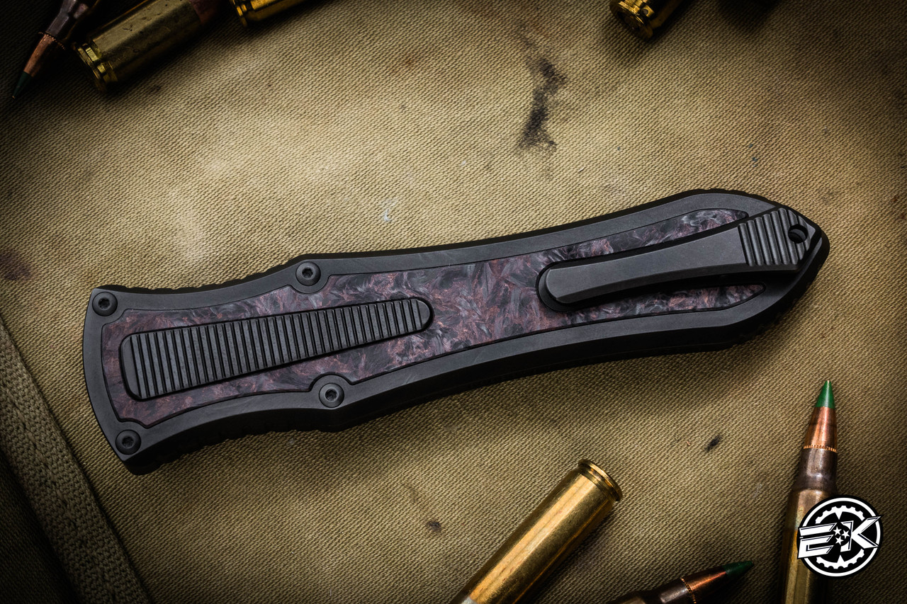 Hawk Knives Deadlock Model C DLC Titanium Copper Carbon Fiber Inlay 3.5 ...