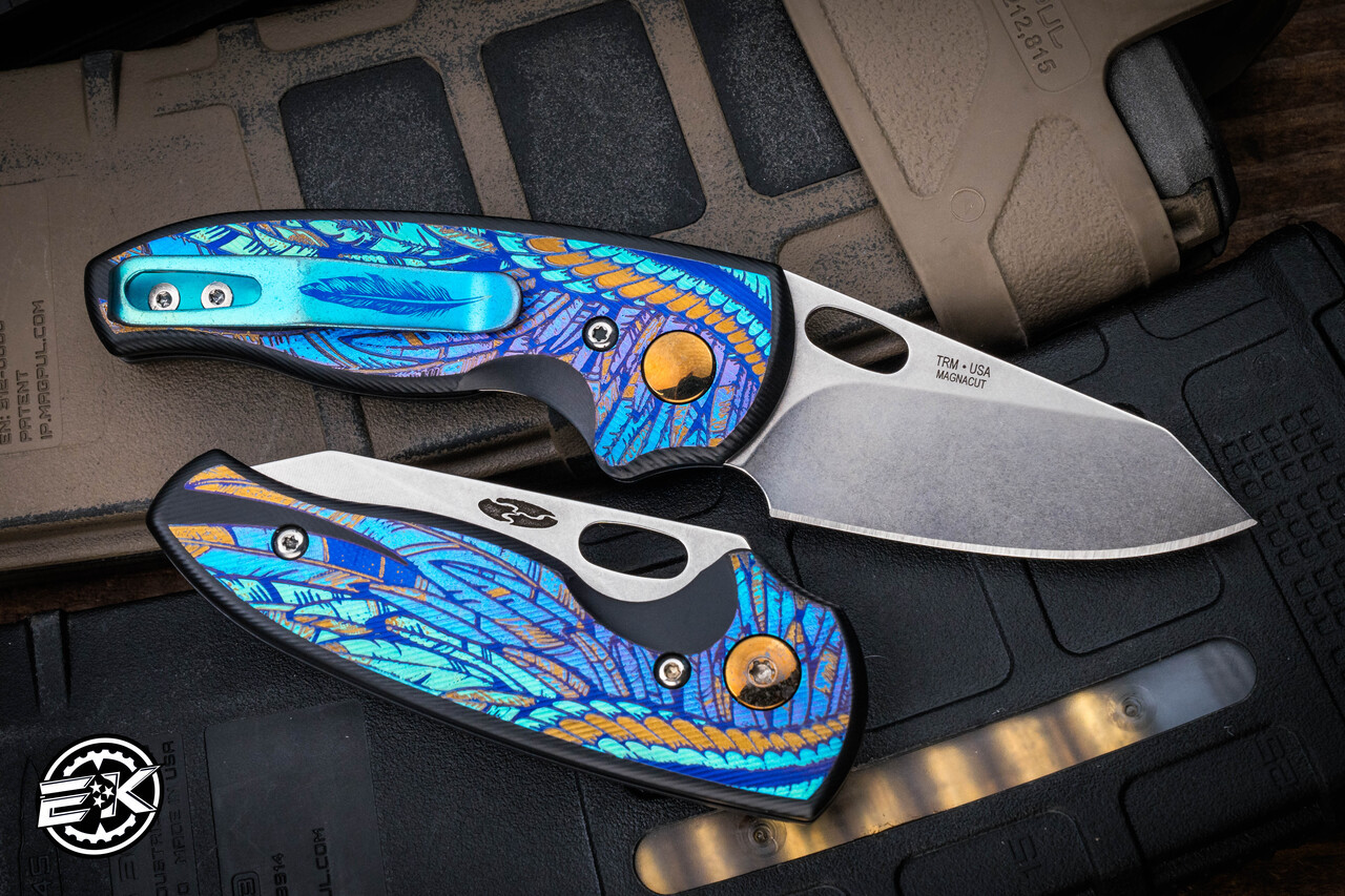 Three Rivers Manufacturing TRM Custom NERD Folding Knife Nerd-Bird ...