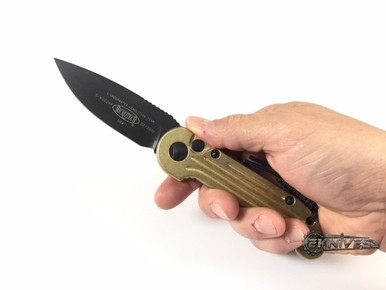 Microtech LUDT Brass Automatic Black M390