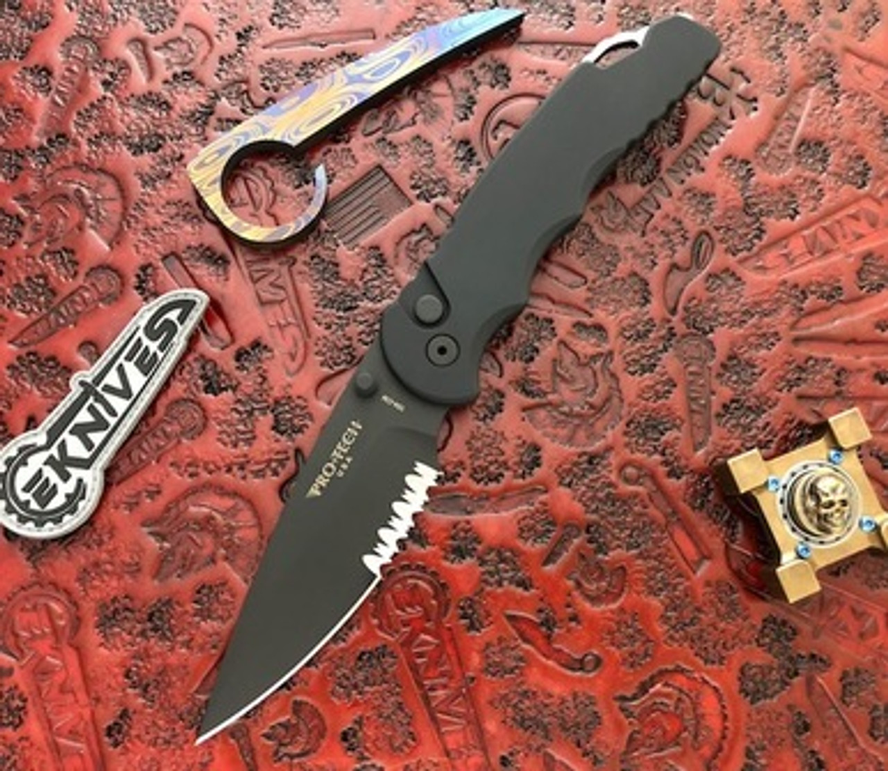 Protech Tr 4 Tactical Response Button Lock Manual Knife Ma 4 Dlc