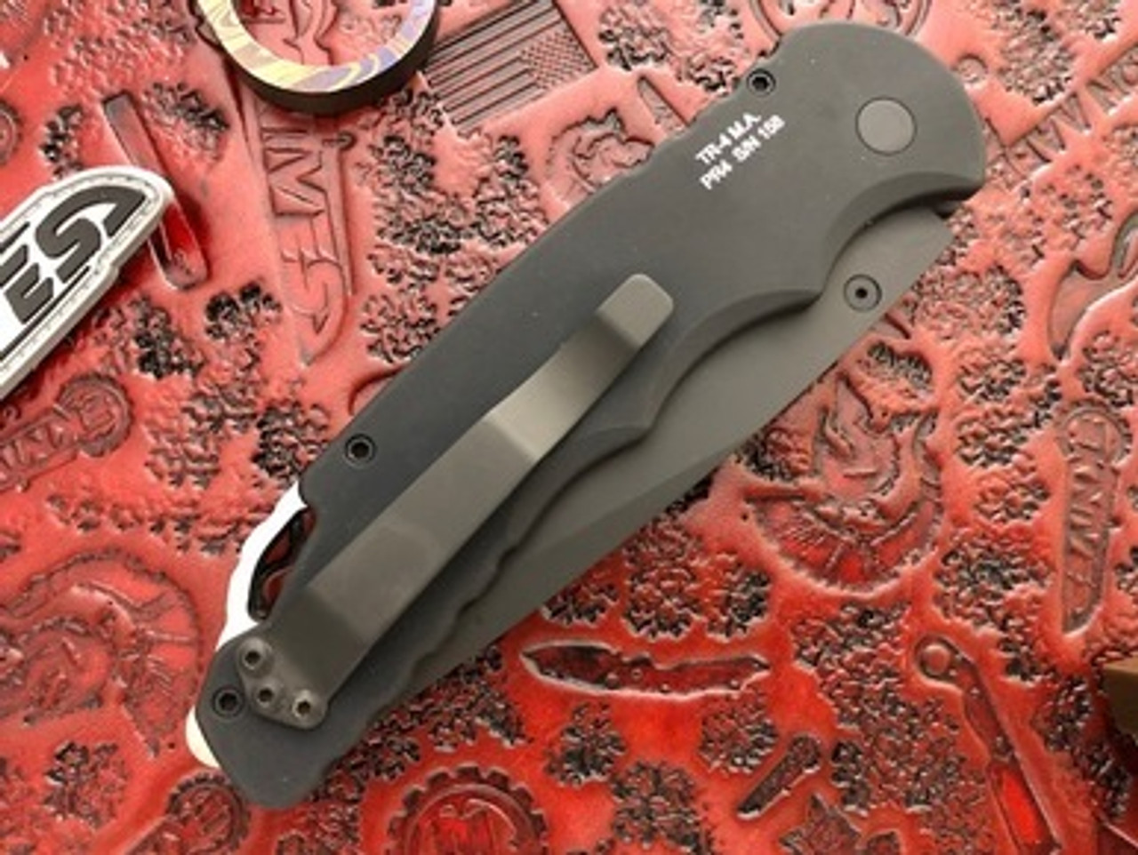 Protech Tr 4 Tactical Response Button Lock Manual Knife Ma 4 Dlc