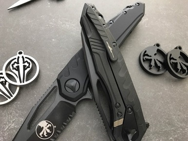 Microtech Sigil MK6 Signature Alloy/Titanium DLC Serrated 196-2DLCTS ...