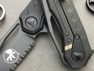 Microtech Sigil MK6 Signature Alloy/Titanium DLC Serrated 196-2DLCTS ...