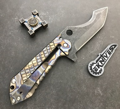 Steve Ryan Custom Model 2 Flame Anodized Titanium