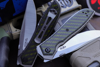 Zero Tolerance 0640 Emerson Folding Knife Carbon Fiber/Titanium 3.75 ...