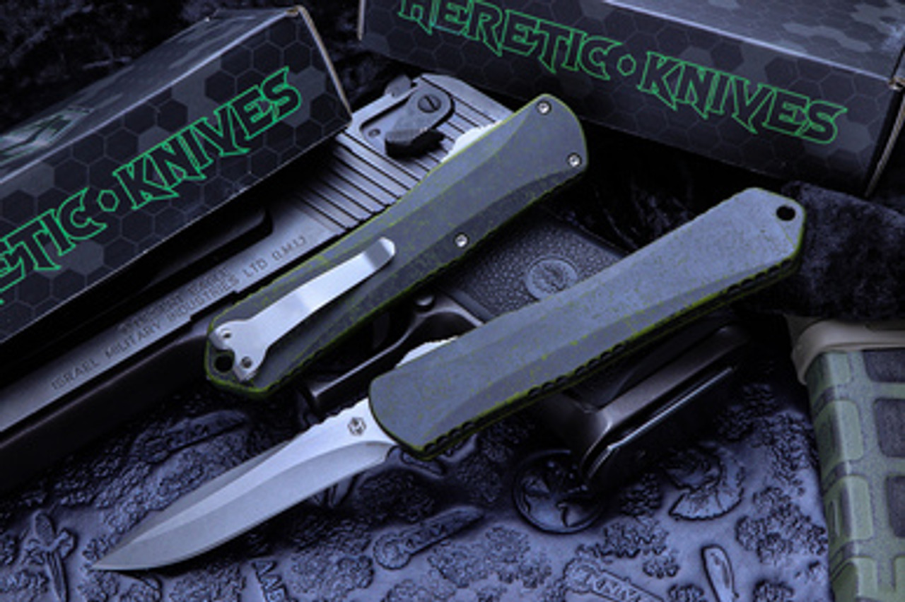Heretic Knives Manticore X Breakthrough Green Otf Automatic 375