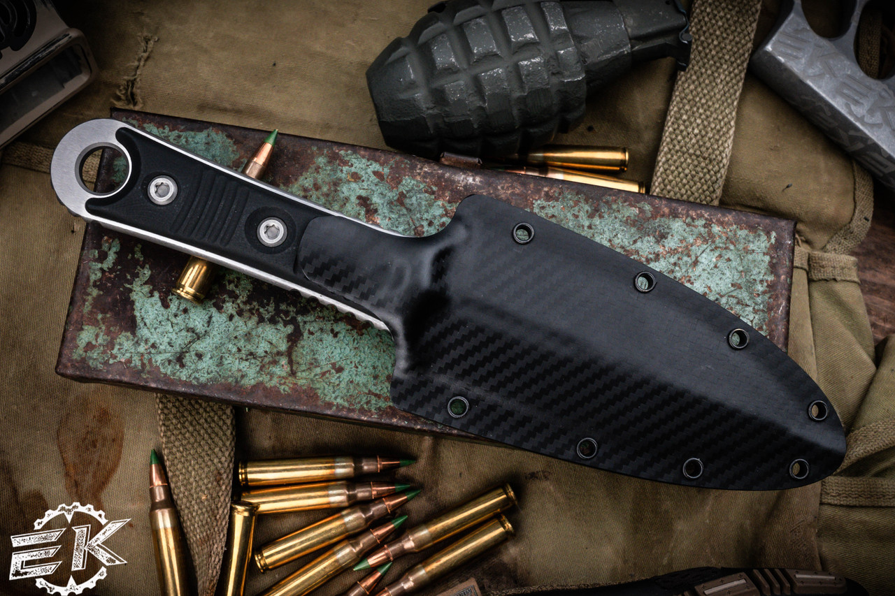Microtechborka Blades Sbd Fixed Blade Knife Black G10 43 Dagger