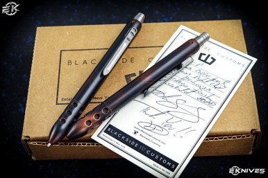 Blackside Customs Pen Copper Cordovan Finish Titanium Clip