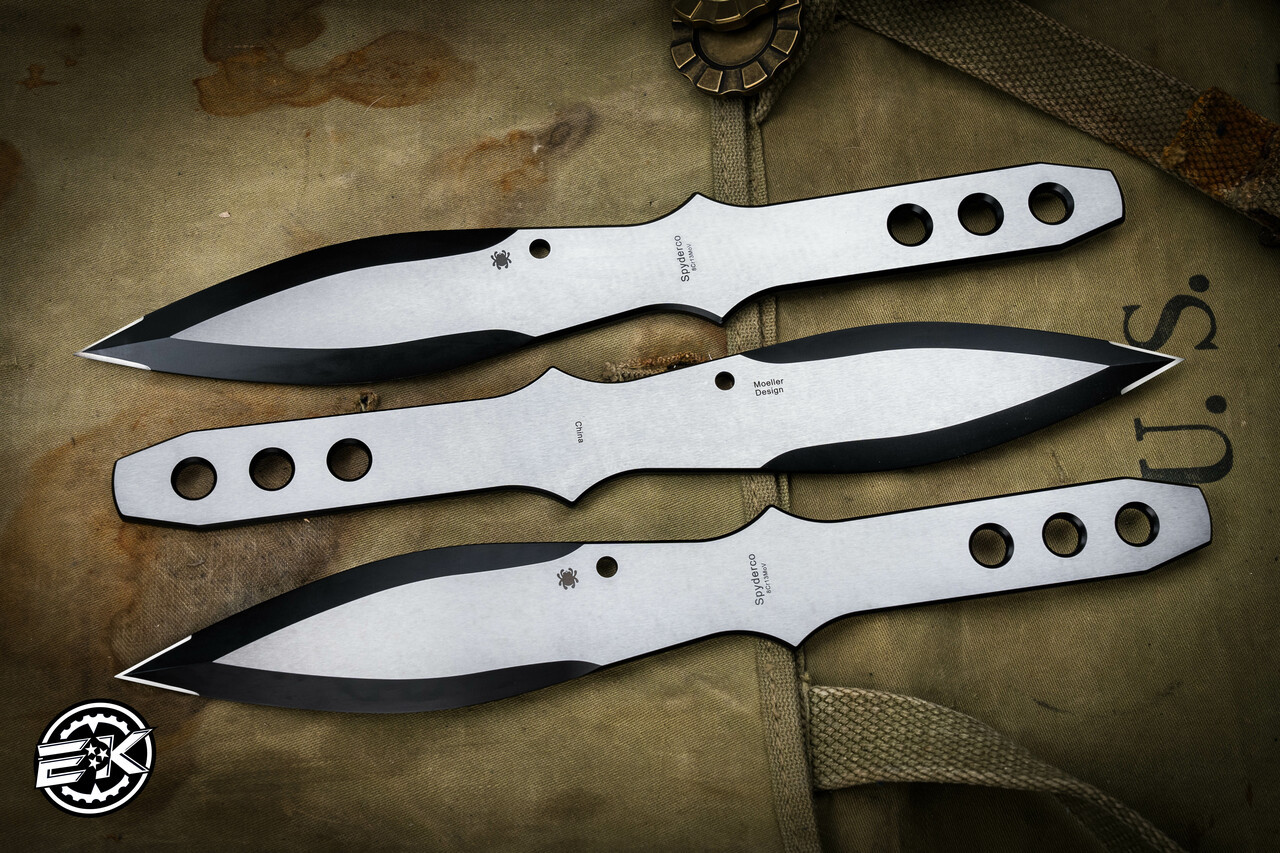 Spyderco Large Spyder Throwers Throwing Knives 11" Set of 3 TK01LG