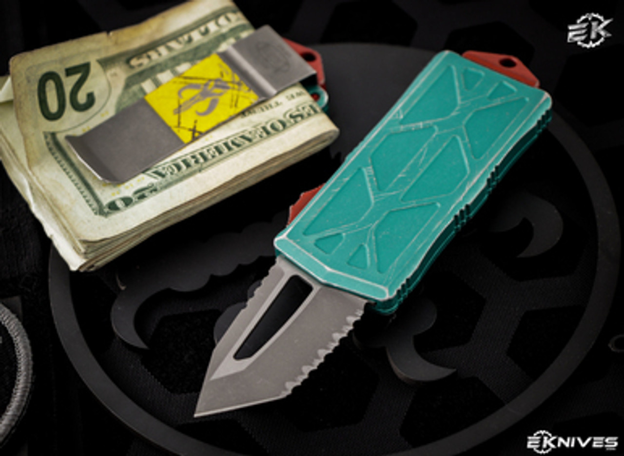 Microtech Exocet Bounty Hunter Otf Automatic 19 Stonewash Tanto