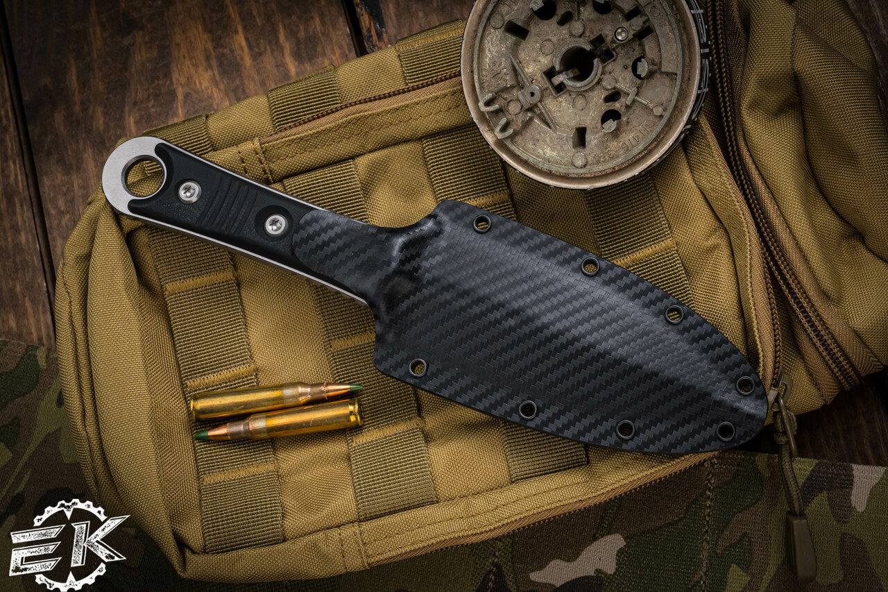 Microtechborka Blades Sbd Fixed Blade Knife Black G10 43 Dagger