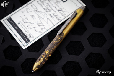 Blackside Customs/Mick Strider Naval Brass Textured Pen NB2