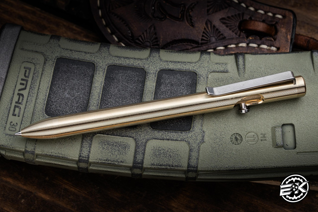 Tactile Turn Bolt Action Bronze Pen 5.6" Ti Clip G2