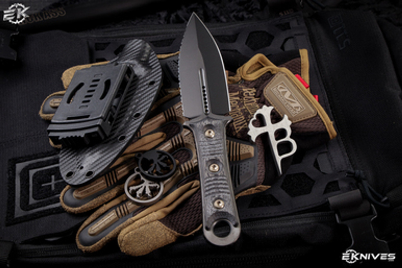 Microtechborka Blades Sbd Carbon Fiber Fixed Blade Knife 4 Dlc Dagger