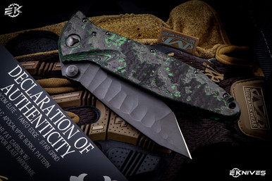Microtech/Marfione Custom Socom Elite Jungle Wear Fat Carbon 4" Borka ...