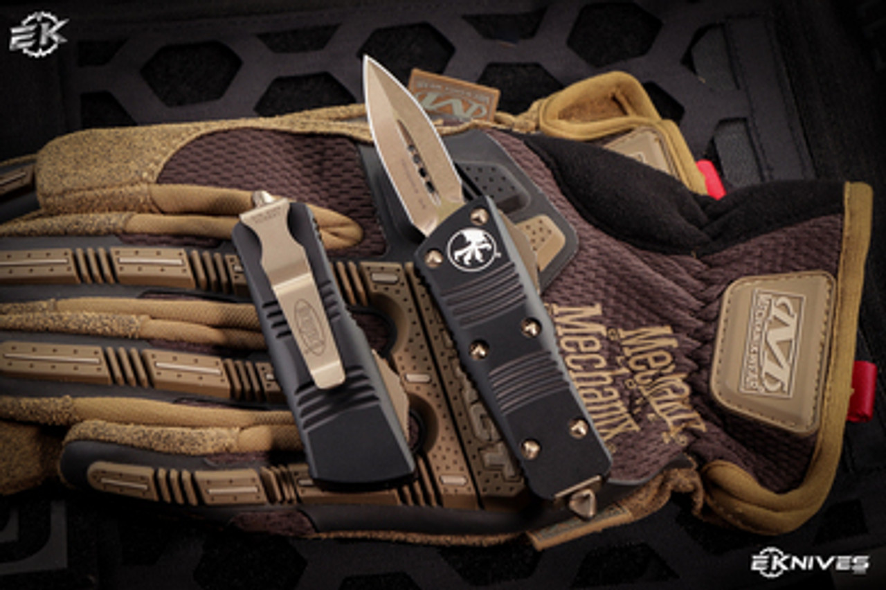Microtech Troodon Mini Otf Automatic Cali Legal Knife Black 19