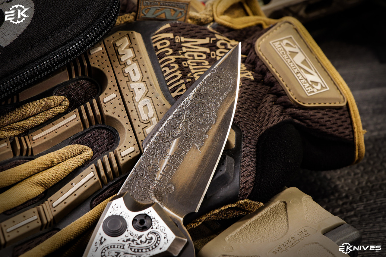 Hogue Knives/Outlaw Ordnance/Manspot X5 Automatic Knife (4" Bronze ...