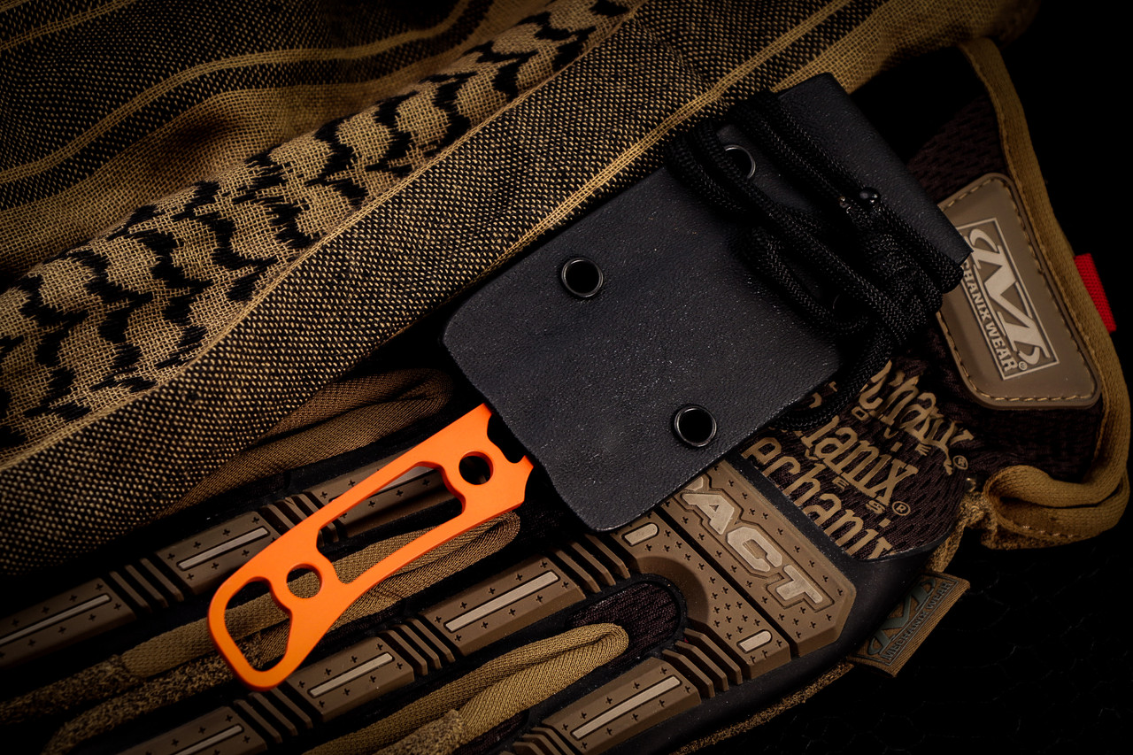 Hawk Creek Armory "Savage Lite" Skeletonized Fixed Blade Orange ...