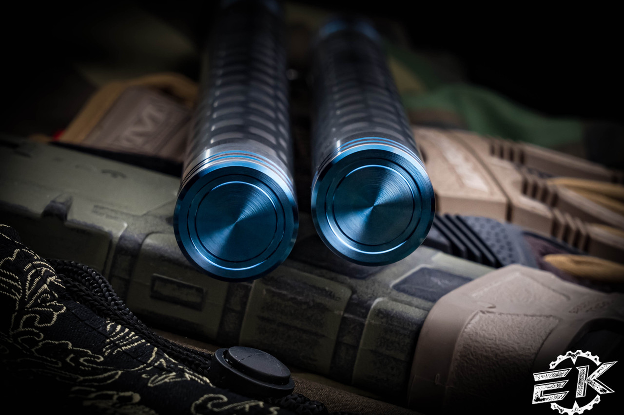 Sergey Rogovets Custom "Nunchucks" Carbon Handles, Titanium Anodized Ends