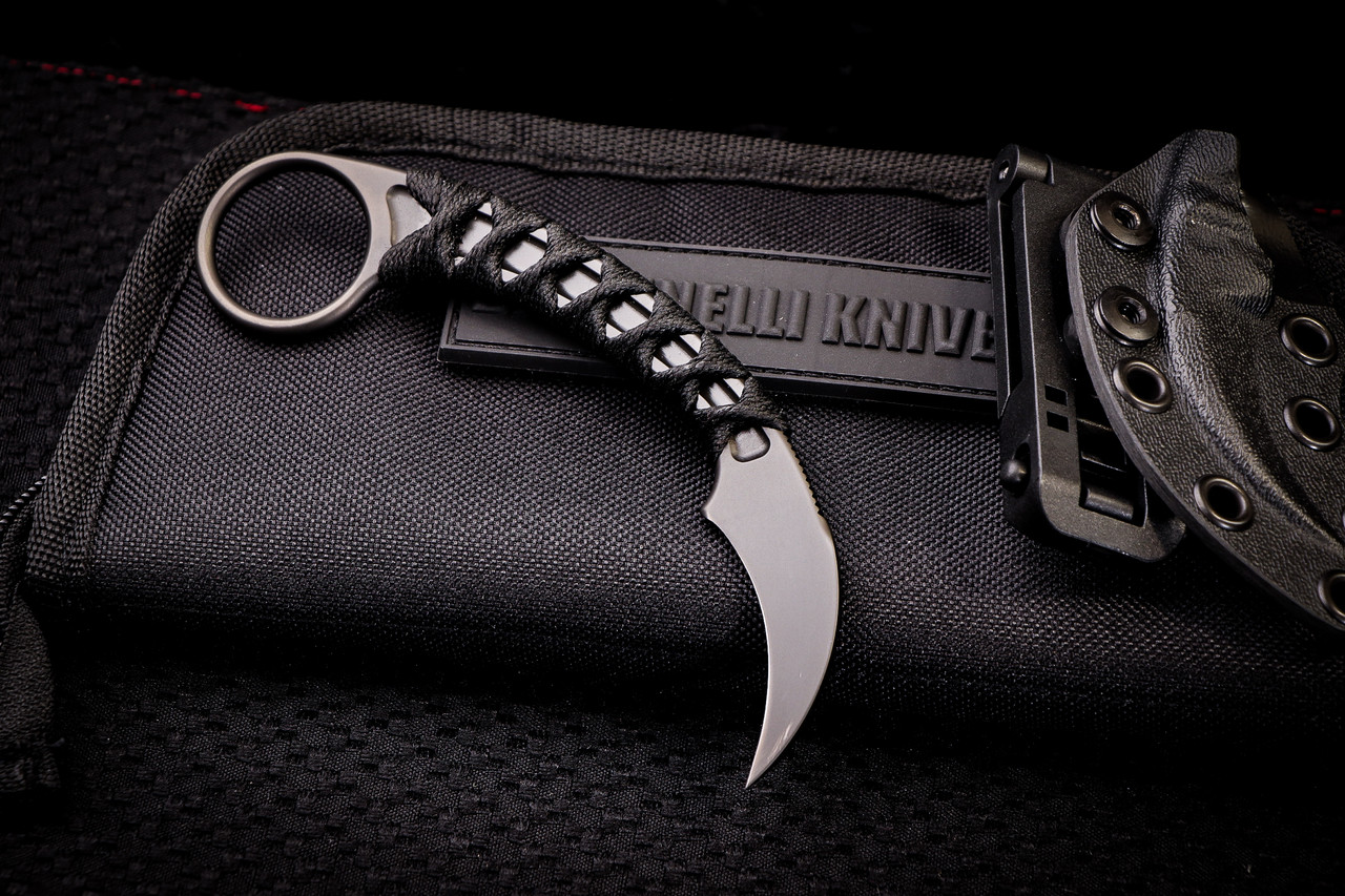 Bastinelli Knivesdoug Marcaida Pika Custom Tsuka Wrap Knife 15