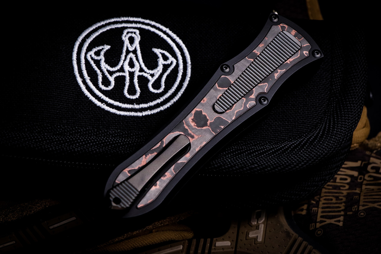 Hawk Knives Deadlock Model C Customized Copper Fat Carbon/Aluminum 3.5 ...