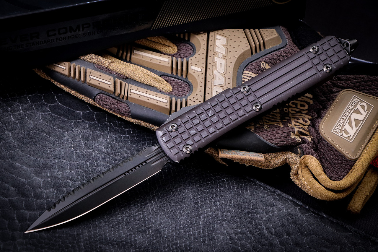 Microtech Ultratech Delta Frag Shadow Knife Nickel Boron Internals 34