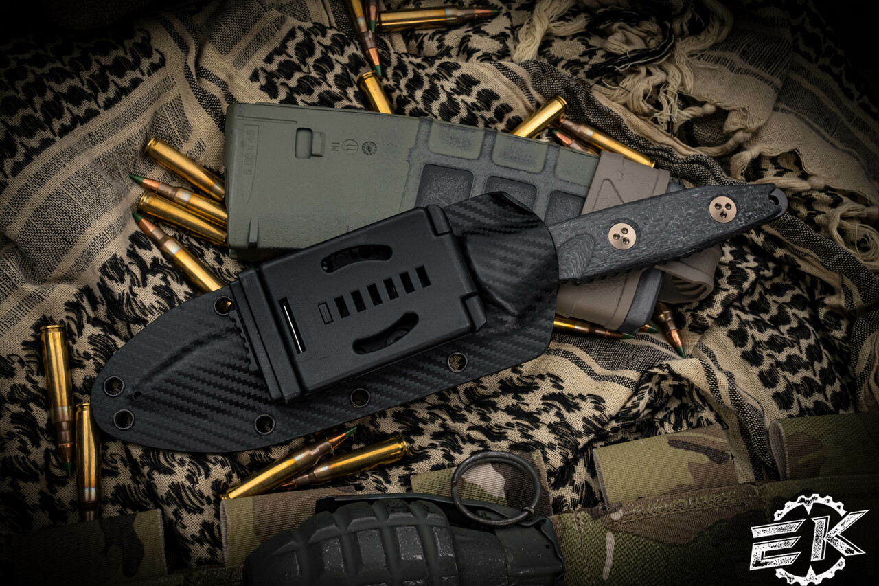 Microtech Socom Alpha Carbon Fiber Fixed Blade Knife 50 Dlc Tanto 114