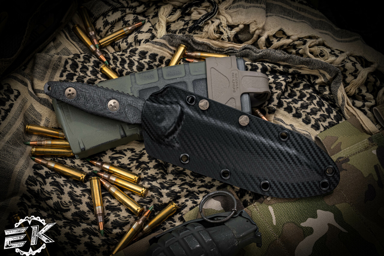 Microtech Socom Alpha Carbon Fiber Fixed Blade Knife 50 Dlc Tanto 114
