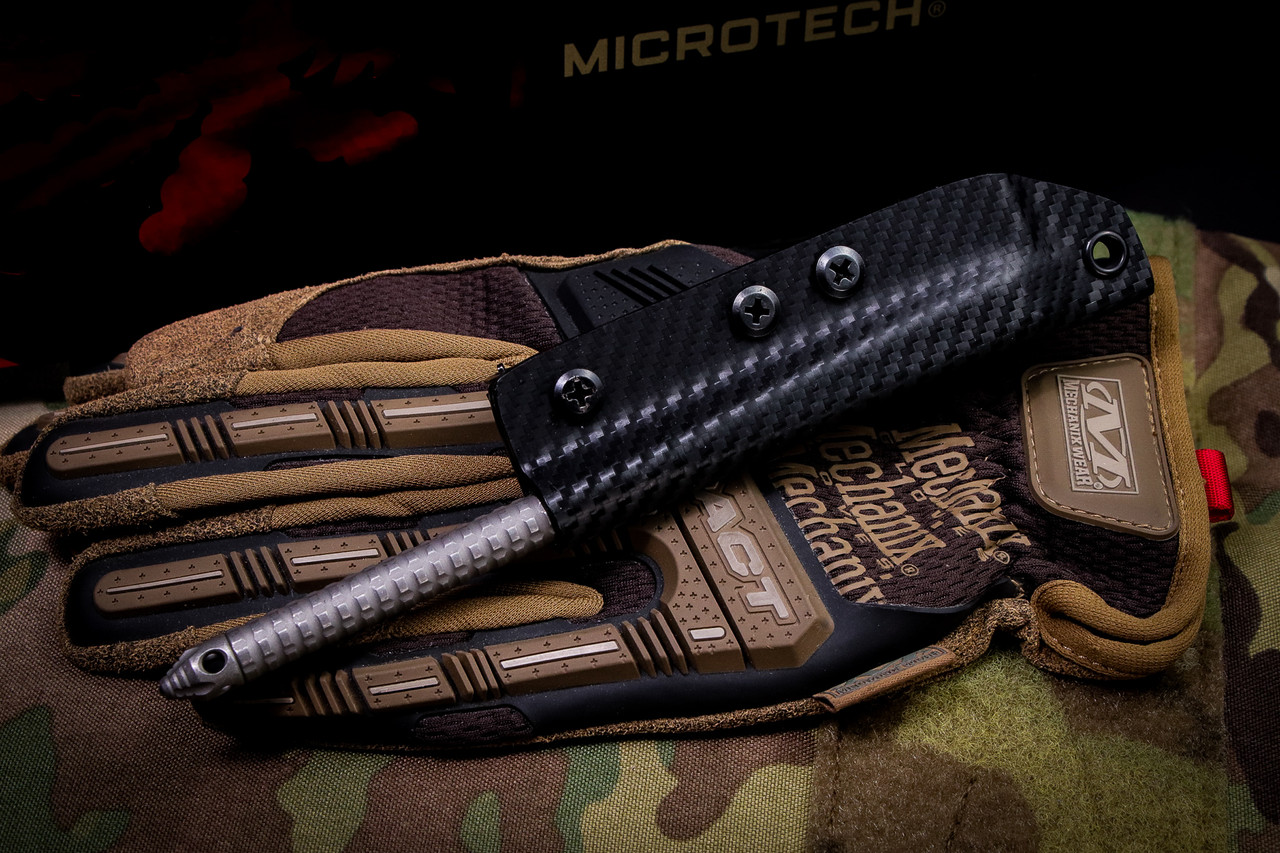 Microtech Knives Tac-P Tactical Penetrator Kubaton Stainless Tool ...