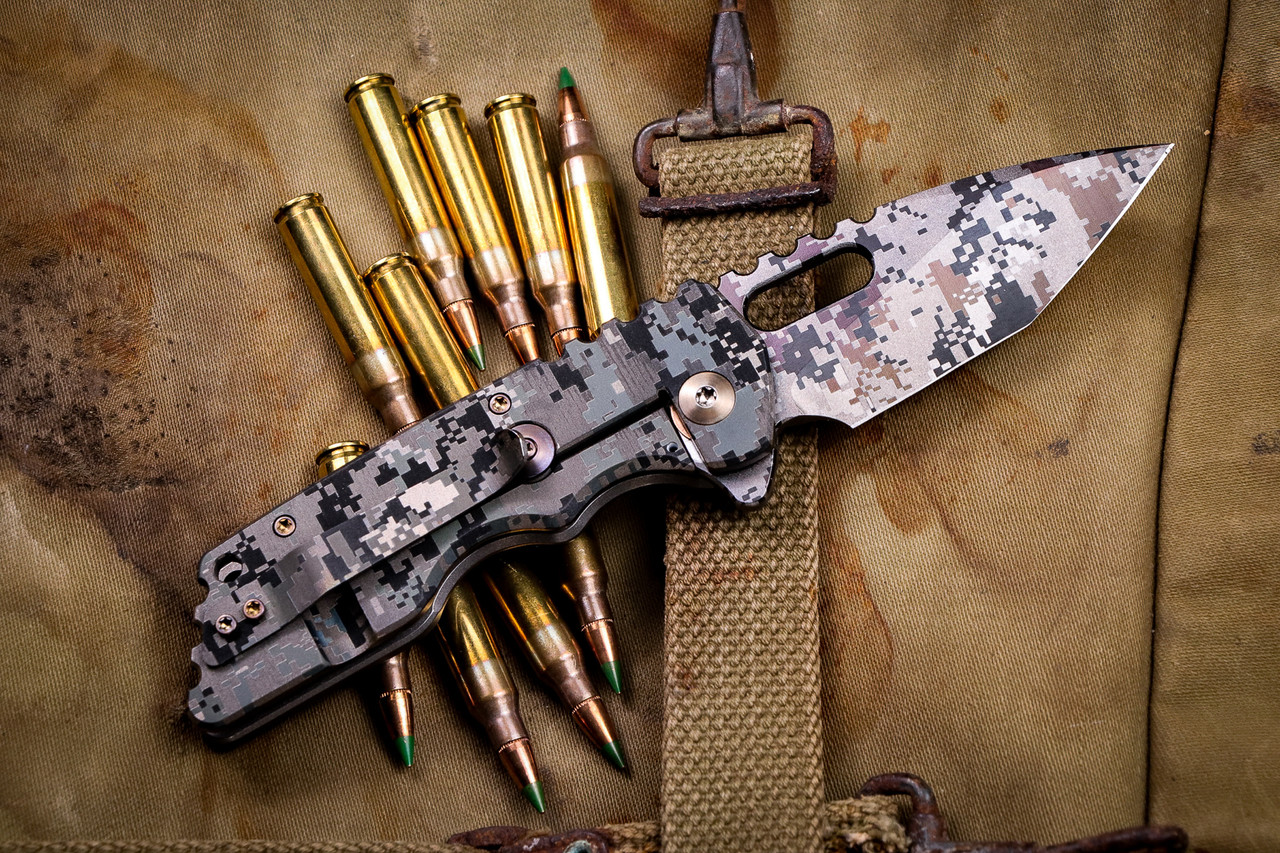 A2D Attn2Detail Mercantile Mark 2 Medium Titanium Digicam 3" Satin Tanto