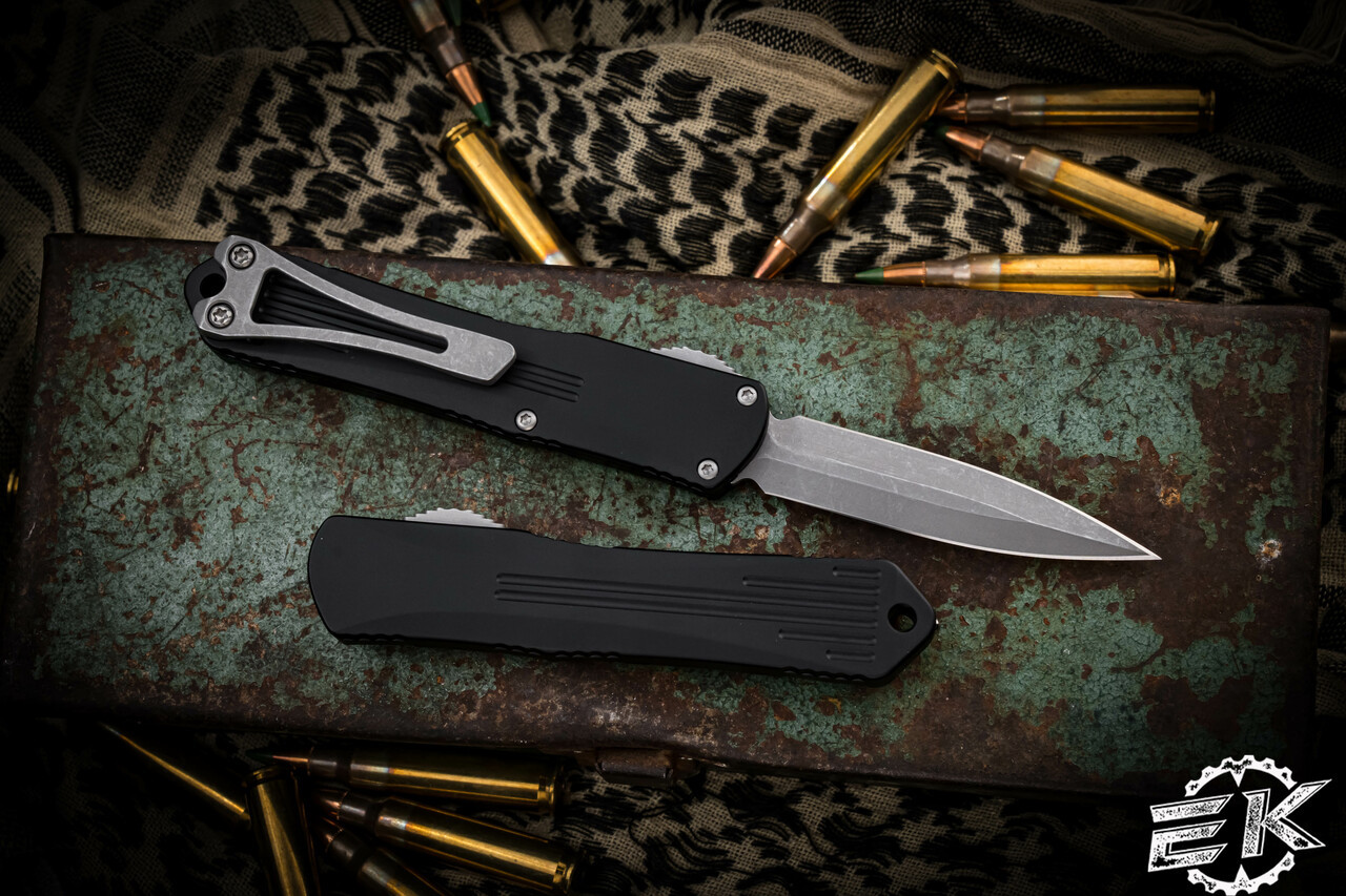 Heretic Knives Manticore S Black Otf 26 Magnacut Battleworn Dagger