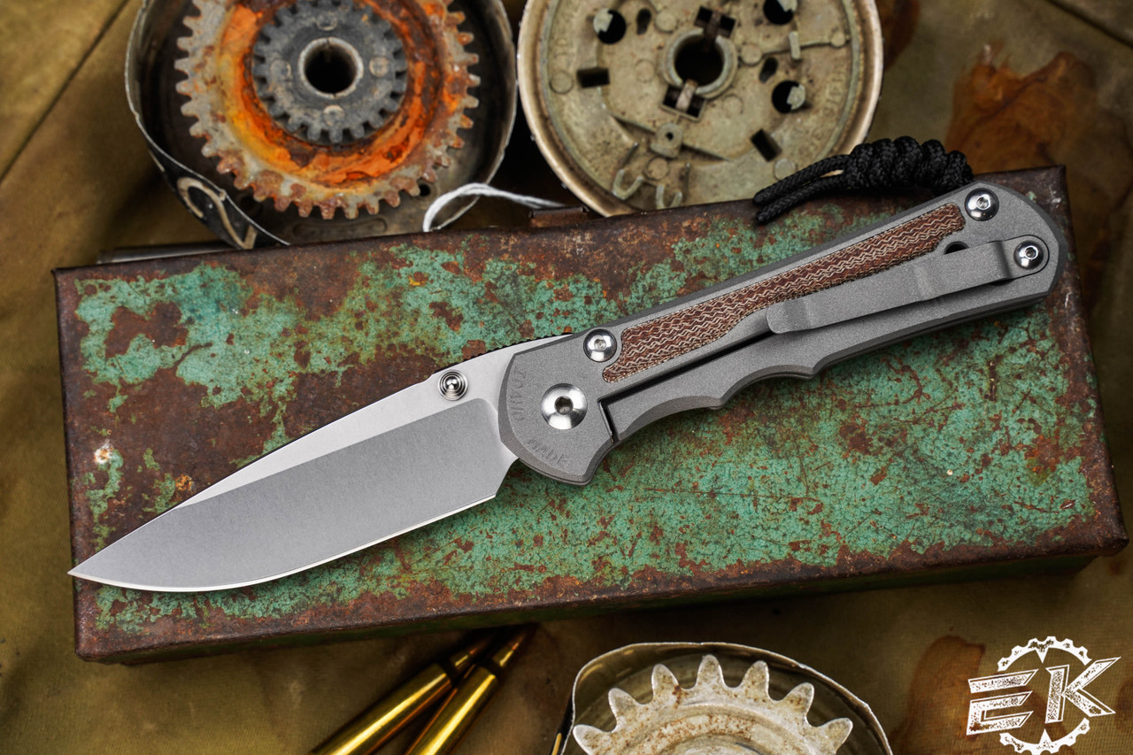 Chris Reeve Knives Large Inkosi (Left Hand) Folder Natural Canvas ...