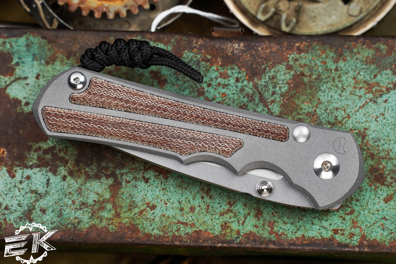 Chris Reeve Knives Large Inkosi (Left Hand) Folder Natural Canvas ...