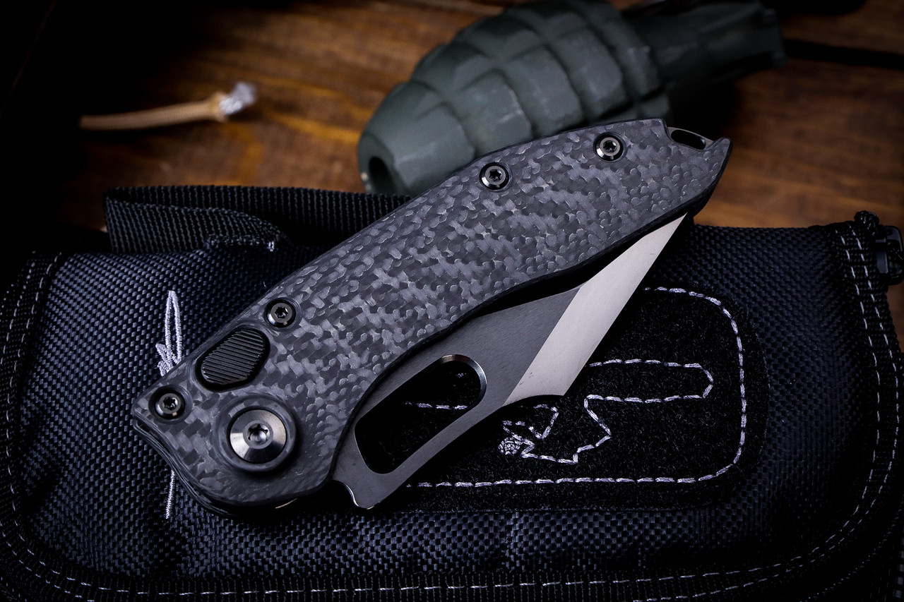 Marfione Customborka Blades Stitch Automatic Carbon Fiber 375 Dlc