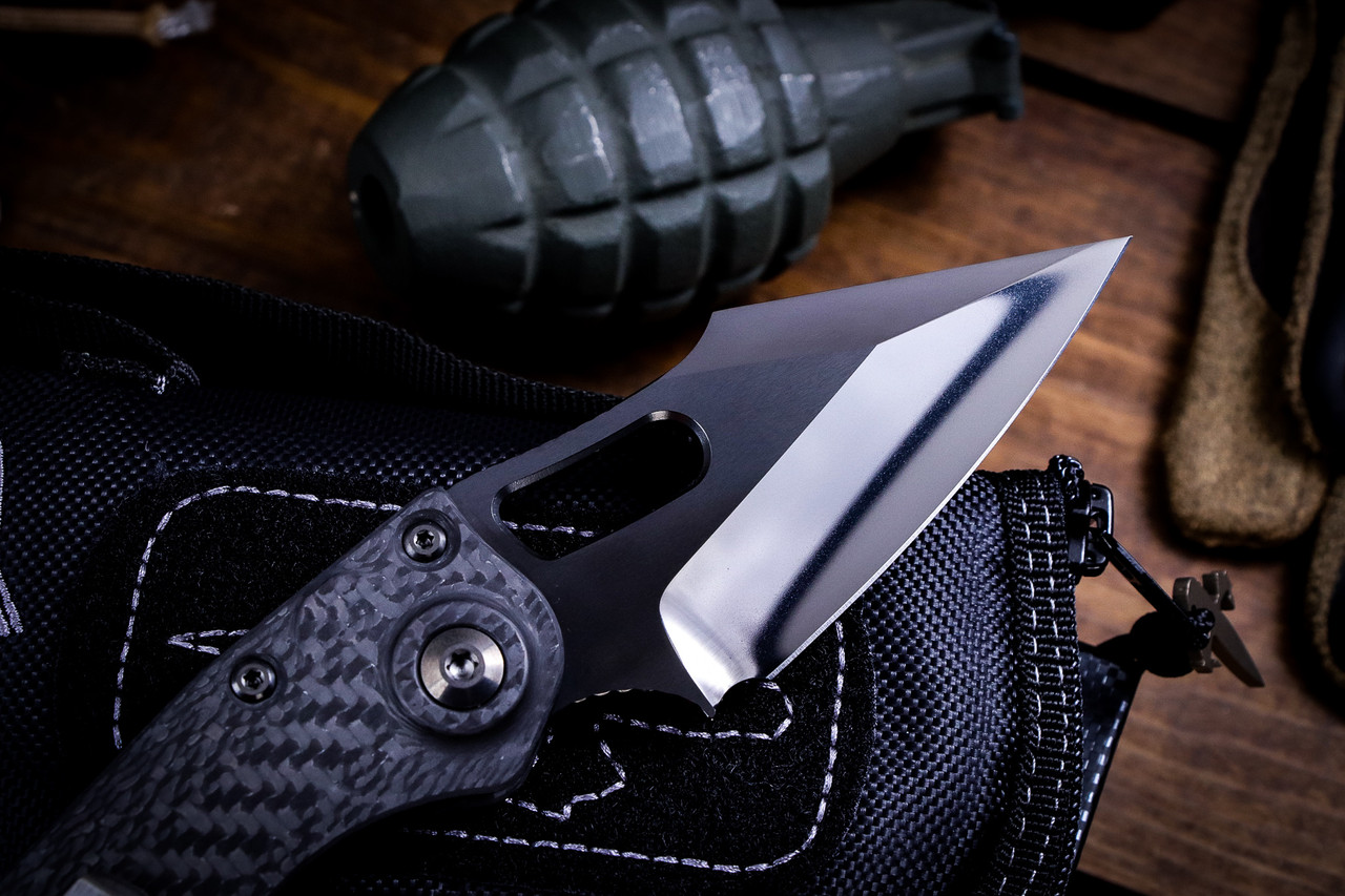 Marfione Customborka Blades Stitch Automatic Carbon Fiber 375 Dlc