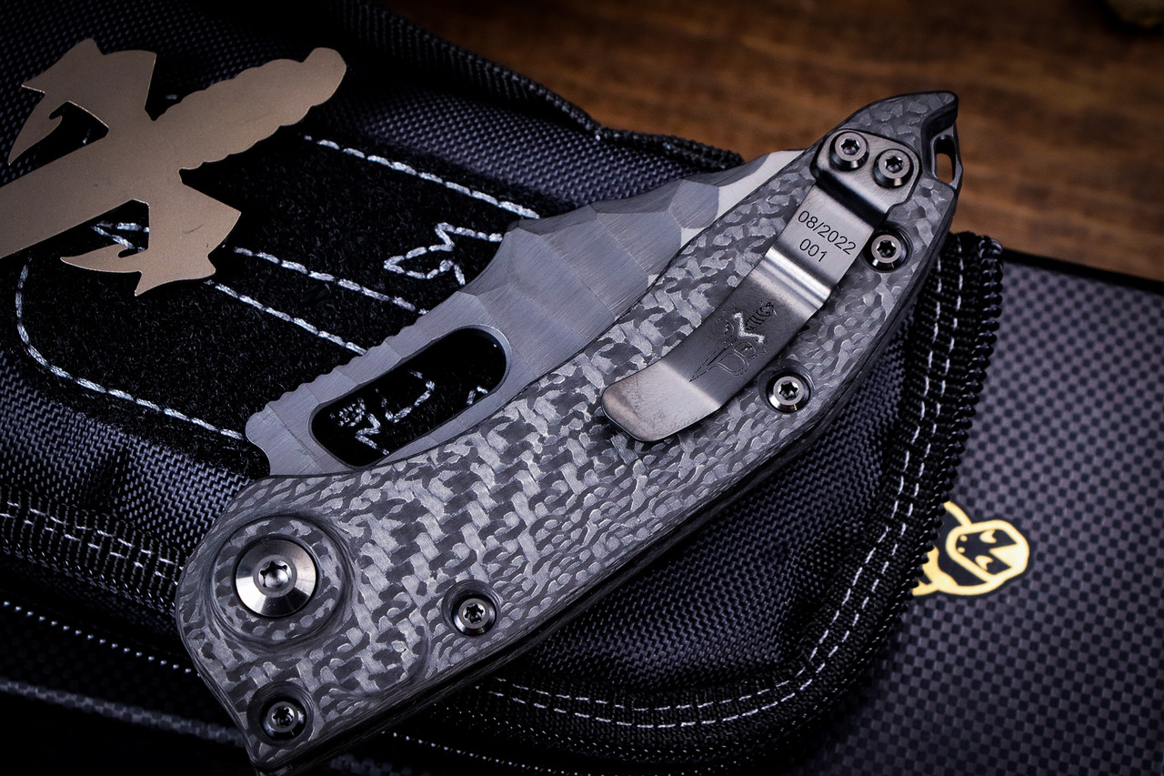 Marfione Customborka Blades Stitch Automatic Carbon Fiber 375 Dlc