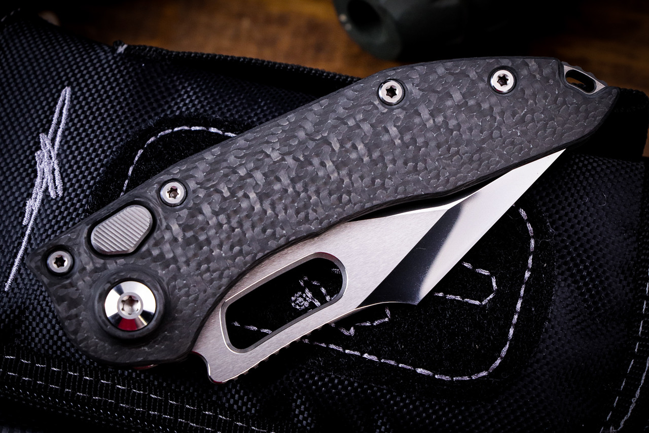 Marfione Customborka Blades Stitch Automatic Carbon Fiber 375
