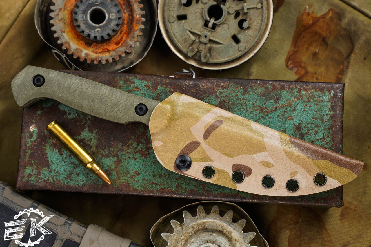 Toor Knives Krypteia Arid Fixed Blade Knife 4" Drop Point FDE -Limited ...