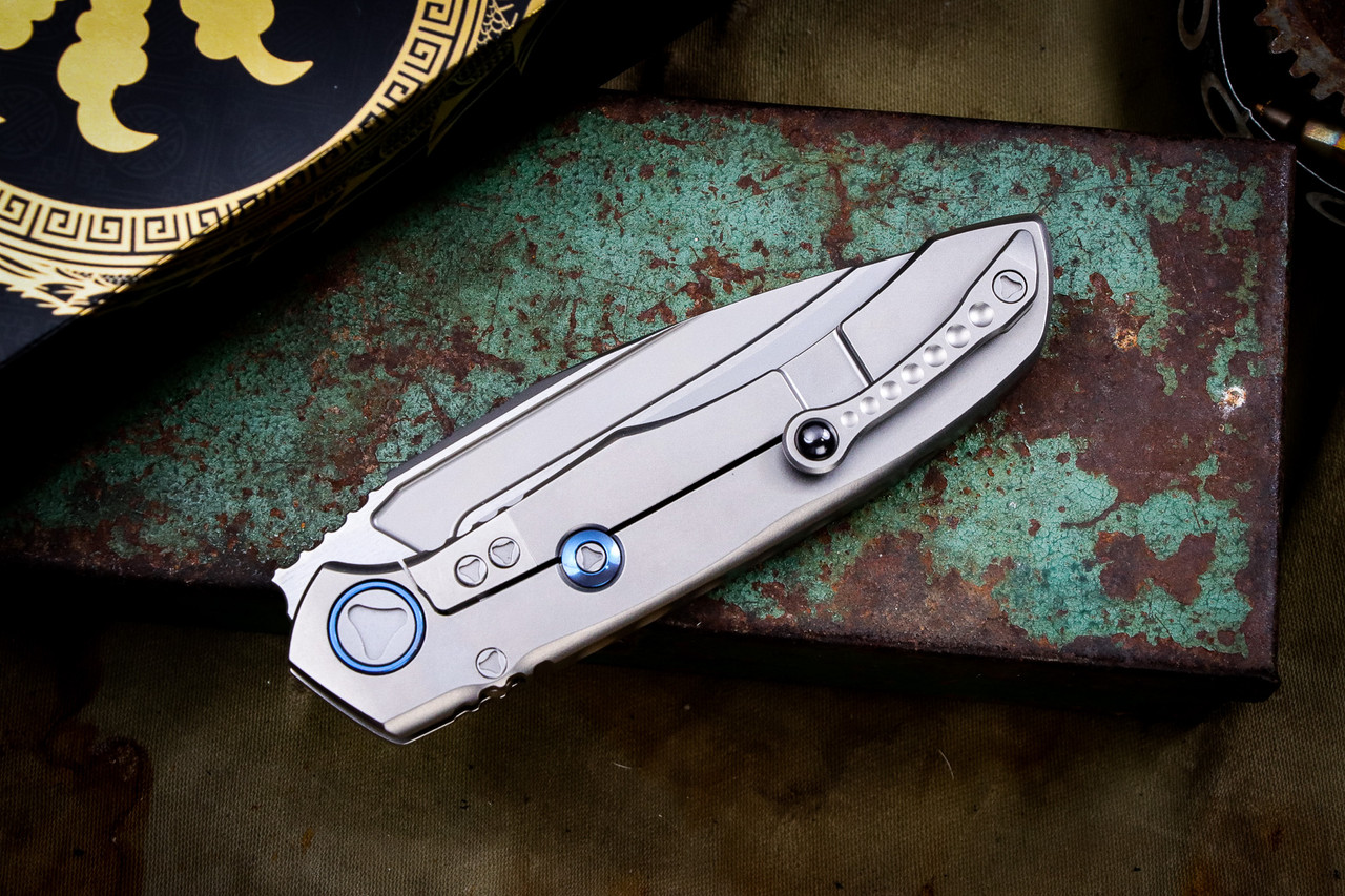 Microtech Anax Integral Folding Knife Titaniumcarbon Fiber 375 Drop