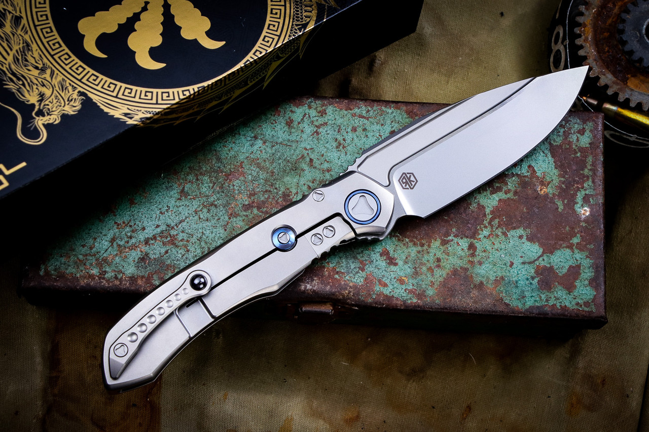 Microtech Anax Integral Folding Knife Titaniumcarbon Fiber 375 Drop