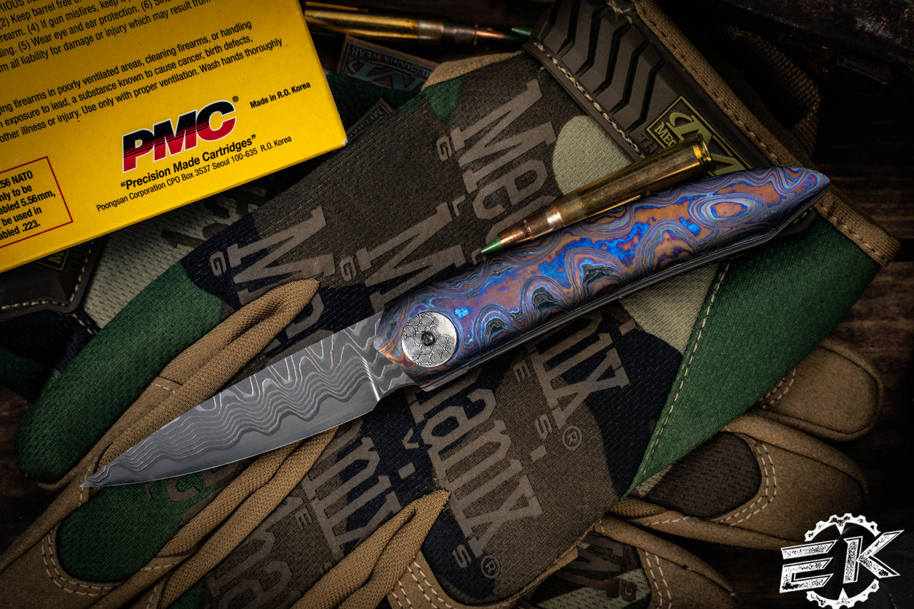 Jim Parker Custom Black Timascus 3" San Mai (Preowned)