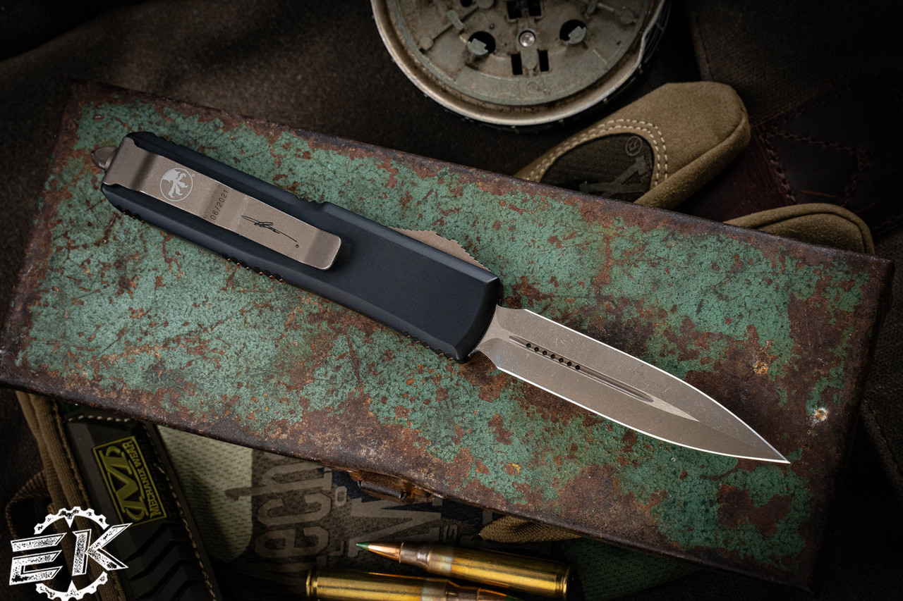 Microtech UTX-85 Copper Top Signature Series OTF Knife 3" Bronze ...